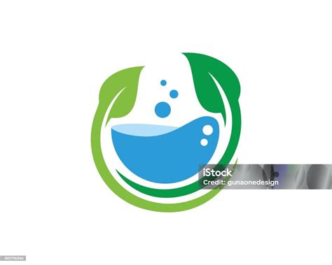 자연 물 기호 서식 파일 디자인 벡터 상징 디자인 개념 크리에이 티브 기호 아이콘 물에 대한 스톡 벡터 아트 및 기타 이미지