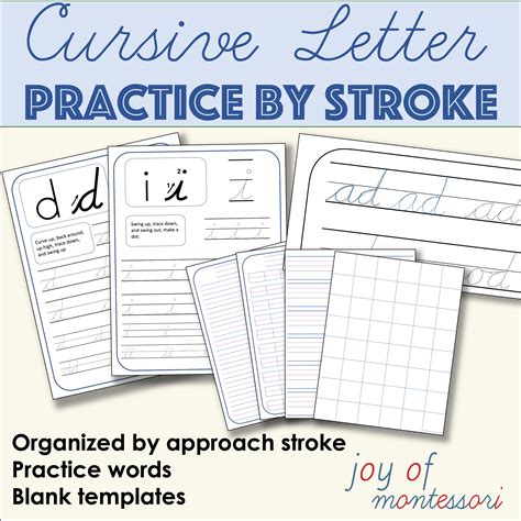 Cursive Writing Practice Pages