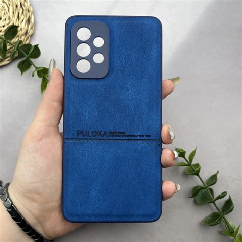 قاب گوشی Galaxy A52 Galaxy A52s سامسونگ Puloka اورجینال دوختی محافظ لنز دار آبی کد 39906 قاب