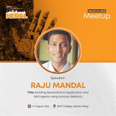 raju m on linkedin generativeai awscommunitybuilder awsusergroup