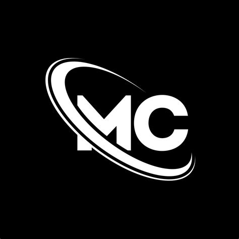 Mc Logo M C Design White Mc Letter Mc Letter Logo Design Initial