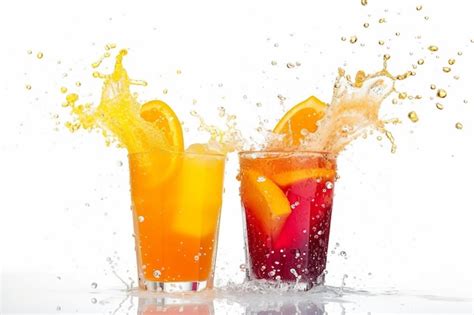 Premium Photo Juice Glasses