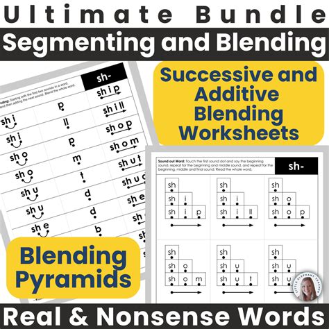 Segmenting And Blending Worksheets
