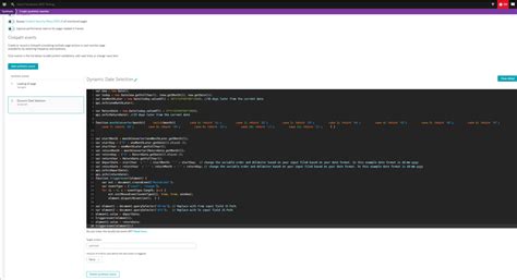 How To Perform Dynamic Date Selection With Help Of Javascript Event On Browser Click Path