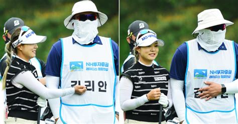 미동도 없는 거구의 캐디…까불이 김리안은 자신의 주먹으로 회심의 공격을 [곽경훈의 현장]