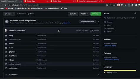 Ecommerce Api Coding Ninjas Skill Test Youtube