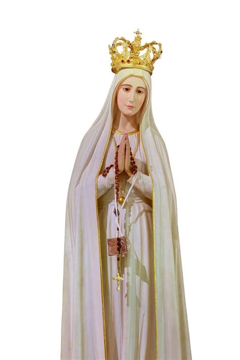 Statue Of The Image Of Our Lady Of Fatima Stock Image Image Of