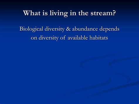 PPT Biological Stream Functions PowerPoint Presentation Free Download ID