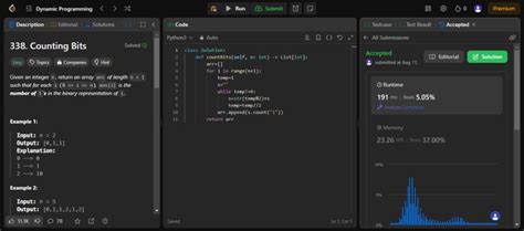 Resolved Counting Bits Problem With Dynamic Programming Kumar Mahesh K Posted On The Topic