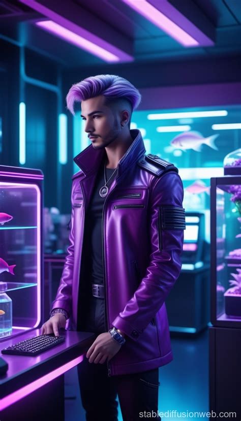 Futuristic Lab Cpp Alchemist At Work Stable Diffusion Online