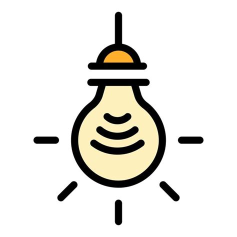 Premium Vector Remote Smart Lightbulb Icon Outline Remote Smart Lightbulb Vector Icon For Web