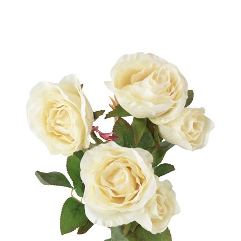 Branchette De Roses Artificielles Winchester 43 Cm Roses Artificielles Artiplantes