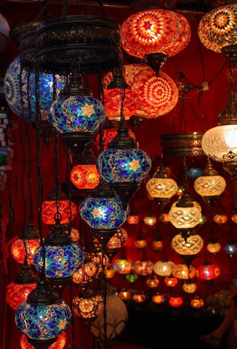 Kleurrijke Lampen Stock Afbeelding Afbeelding 5844639