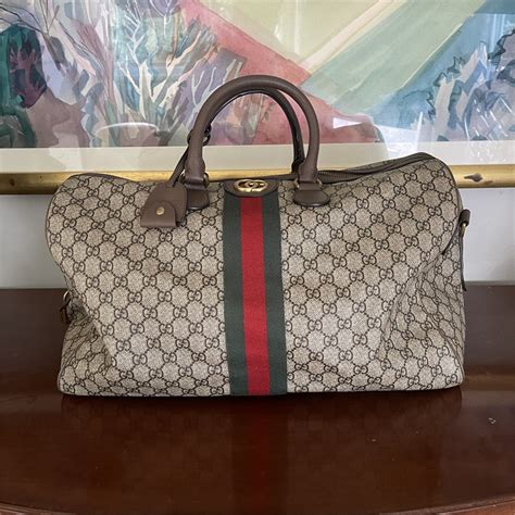 Bid On Everything Gucci Savoy Large Duffle Bag