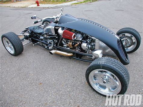 Brimstone Quadracycle Wild Small Block Chevy Powered Quad Rod Hot Rod