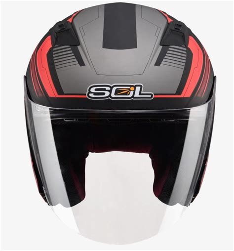 免運送贈品 Sol 安全帽 So 7 星際 消光黑紅 內藏墨鏡 So7 半罩 3 4罩 Led燈 雙d扣｜23番 Yahoo奇摩拍賣