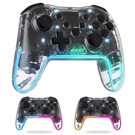 Realmz Wired Led Light Up Pro Controller For Nintendo Switch Oled