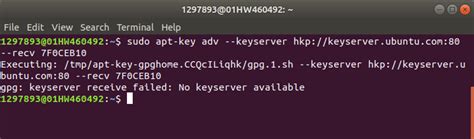 Command Line How To Resolve The Following “keyserver Receive Failed