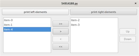 Python Has Anyone Implemented A Way To Move Selected Items From One