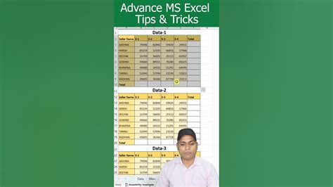 Sum For Multiple Tables Excels Hidden Power Excel Exceltipsandtricks Shortsfeed Youtube