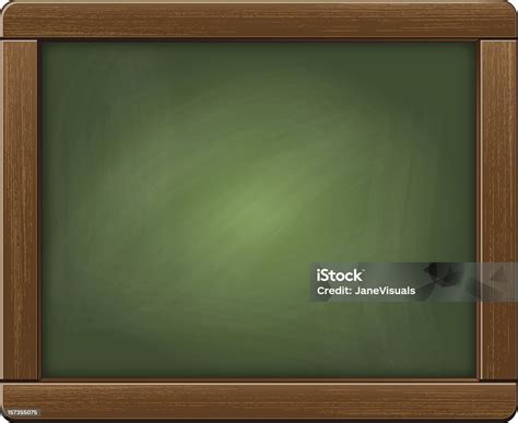Chalkboard Tablet Stock Illustration Download Image Now Blank Chalk Art Equipment