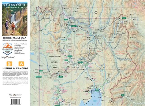 Yellowstone River Trail Map Yellowstone Maps Just Free