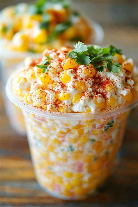Mexican Corn In A Cup Elote In A Cup Sabor Mexicana