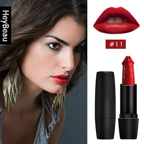 Mushroom Lipstick Penis Shaped Lip Makeups Long Lasting Moisturizing