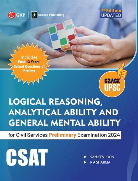 Buy Upsc 2024 Gs Paper Ii Csat Logical Reasoning Analytical Ability And General Mental