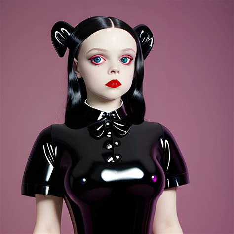 Wednesday Addams In Latex Arthubai