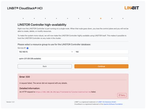 Cloudstack Hci 131 Fails During Configuration At Adding A Ha Node General Linbit Community