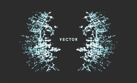 3 차원 연결 구조입니다 미래 기술 스타일입니다 과학 화학 또는 교육에 대 한 벡터 일러스트입니다 연결에 대한 스톡 벡터 아트 및 기타 이미지 Istock