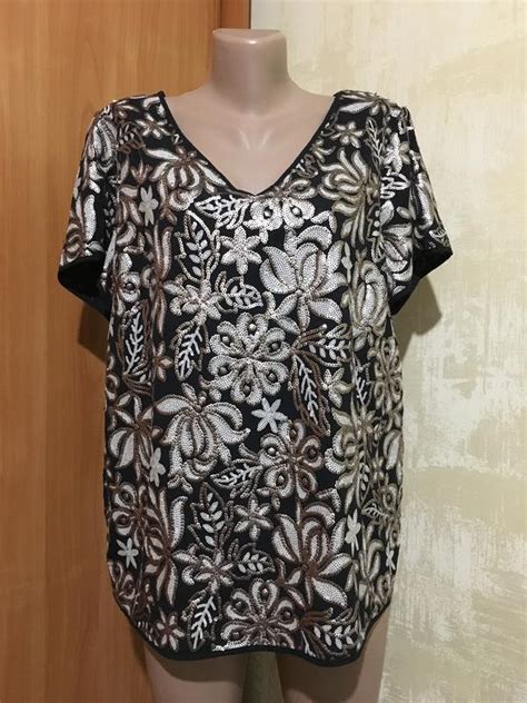 Розкішна блуза розшита паєтками — ціна 390 грн у каталозі Блузи