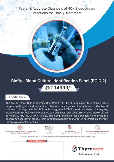 Biofire Blood Culture Identification Panel Bcid 2 Thyrocare