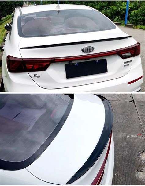For Kia K Cerato Forte Sport GT Rear Trunk Lid Boot Ducktail Lip Car Spoiler