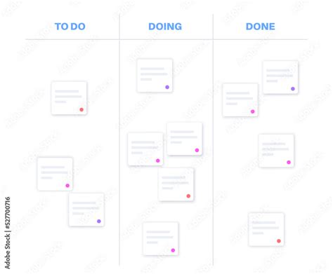 Kanban Board Methodology Stock Vector Adobe Stock Kanban Board Methodology Stock Vector Adobe Stock
