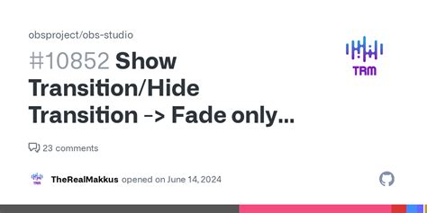Show Transitionhide Transition Fade Only Working Once · Issue