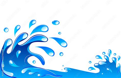 Water Splash Stock Vector Adobe Stock