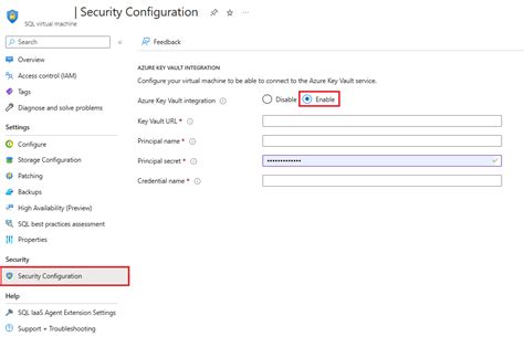 Integrate Key Vault With Sql Server On Windows Vms In Azure Resource