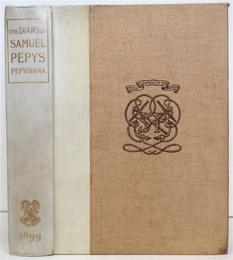 The Diary Of Samuel Pepys M A F R S Clerk Of The Acts And
