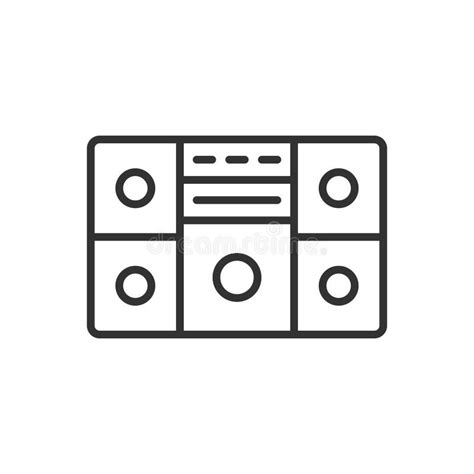 Sound System Icon Stock Vector Illustration Of Appliance 416103598