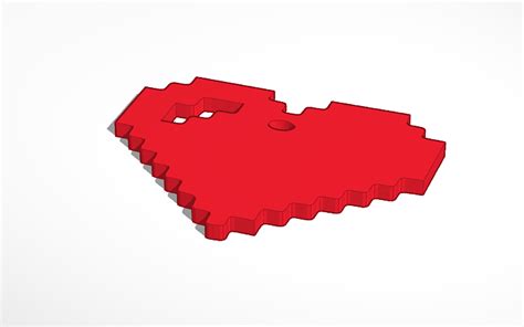 3d Design Heart Bv Tinkercad