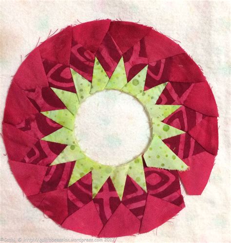 The First Peony Block Is Growing Quilt Obsession