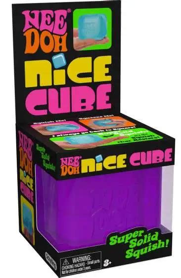 Needoh Nice Cube Stress Ball 1 Random Color Schylling Toywiz