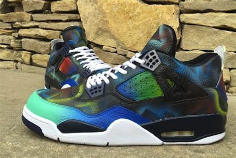 Air Jordan 4 Multicolor Custom Sneaker Bar Detroit