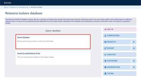 Browsing Isolate Data — Bigsdb 1520 Documentation
