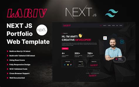 Netgrid Nextjs Portfolio Template 341432 Templatemonster
