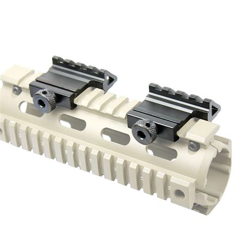 2 Pcs 1 Pair 45 Degree Offset Rail Mount Quick Release For Picatinny W West Lake Tactical