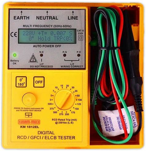 Digital Elcb Tester Earth Leakage Tester Latest Price Manufacturers And Suppliers