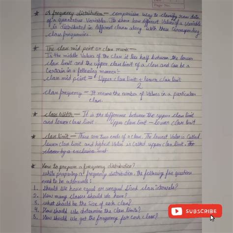 Class 11 Statistics For Economics Chapter 3 Organisation Of Data Notes